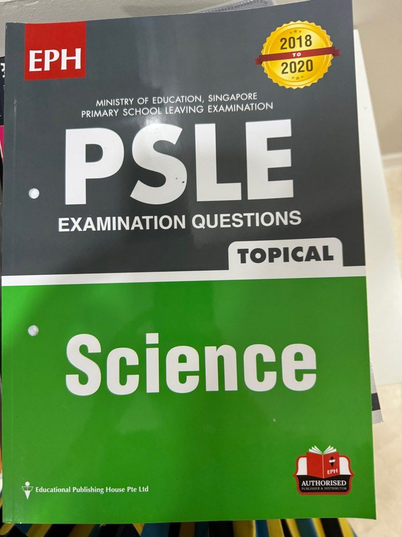 PSLE Science Past Year Papers 2018-2020, Hobbies & Toys, Books ...