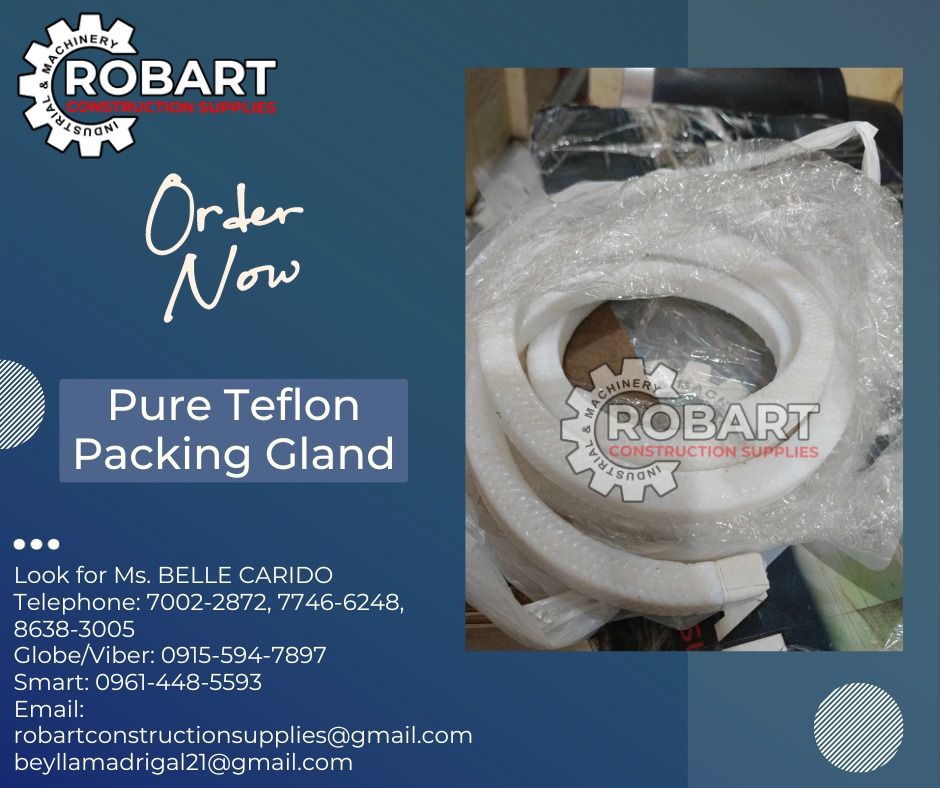 Pure Teflon Packing Gland, Commercial & Industrial, Construction Tools ...