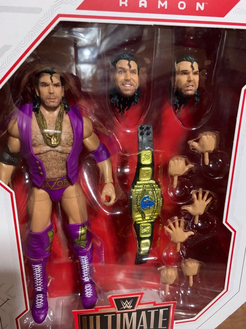 [RARE!!] - WWE Mattel Ultimate Edition Razor Ramon Chase Figure Purple ...