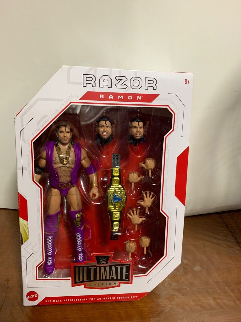 [RARE!!] - WWE Mattel Ultimate Edition Razor Ramon Chase Figure Purple ...