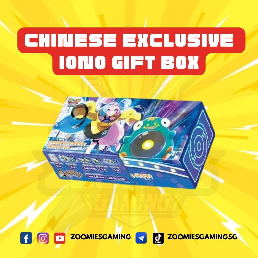 [Ready Stock]Pokemon TCG Chinese Iono Shiny Treasure Ex Special Set Box ...