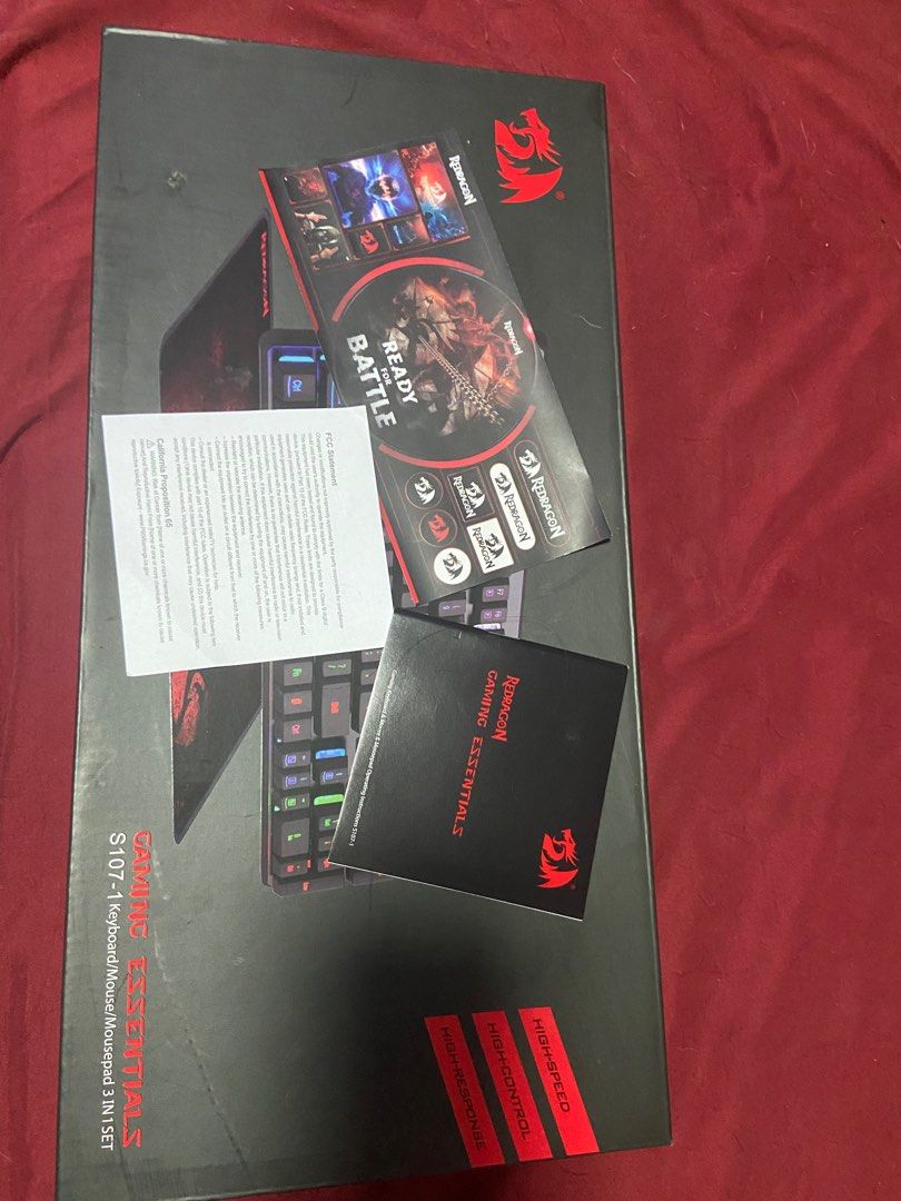Red Dragon Gaming Essential S107 3in1, Computers & Tech, Parts ...