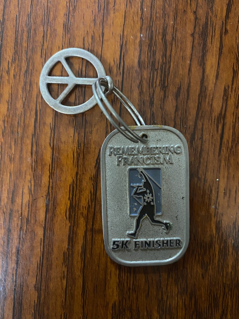 REMEMBERING FRANCIS M. 5K FINISHER MEDAL GENERATION XYZ ONE LOVE X ...