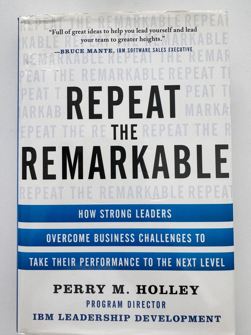 Repeat the remarkable, Hobbies & Toys, Books & Magazines, Fiction & Non ...