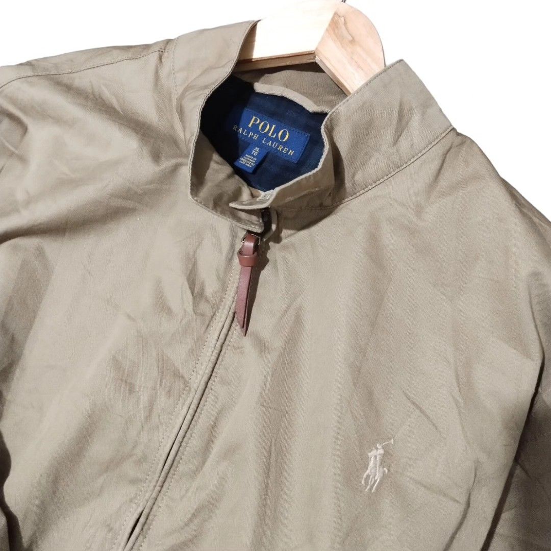 RL Harrington Khaki Jacket, Men's Fashion, Coats, Jackets and Outerwear ...