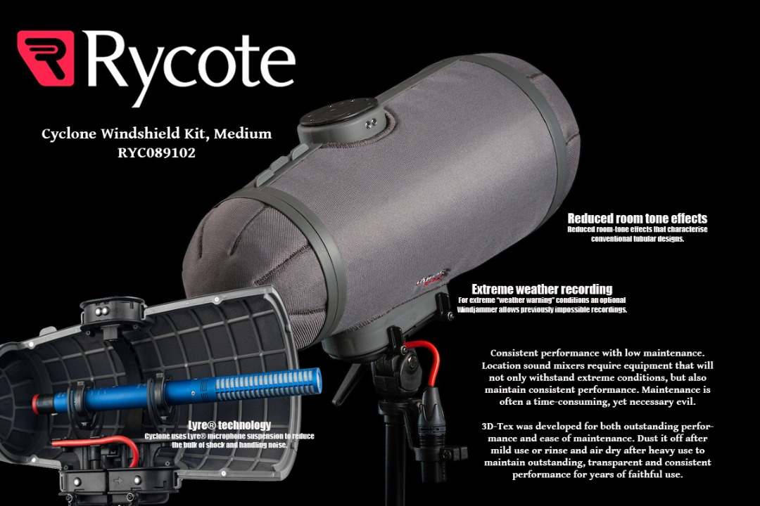 Rycote Cyclone Windshield Kit M (P/N: RYC089102), Photography ...