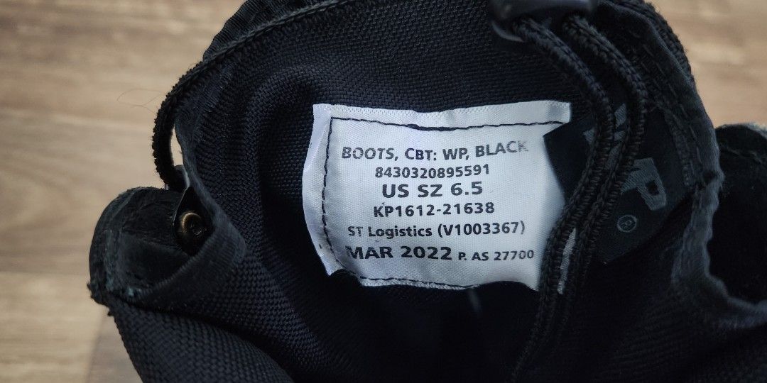 SAF WP Combat Boots, Men's Fashion, Footwear, Boots on Carousell