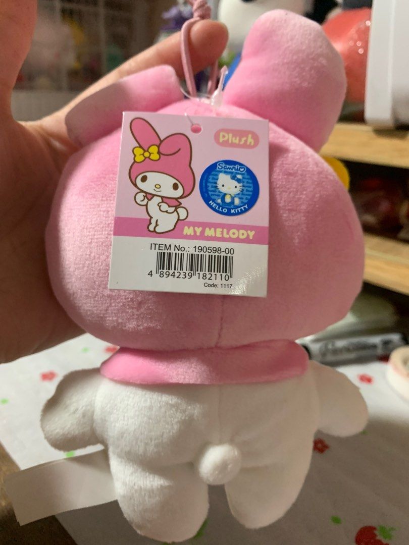 Sanrio: My Melody Body Builder Charm Plush, Hobbies & Toys, Toys ...