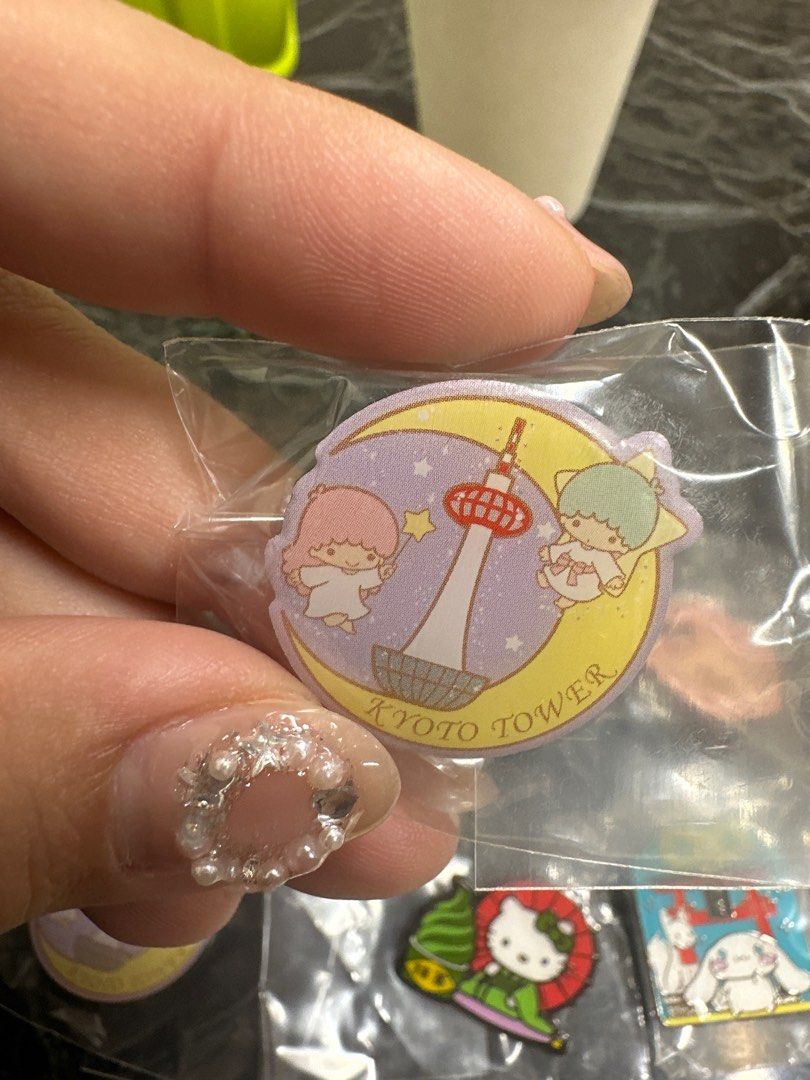 GACHA Sanrio Pins from Kyoto Japan, Hobbies & Toys, Memorabilia ...