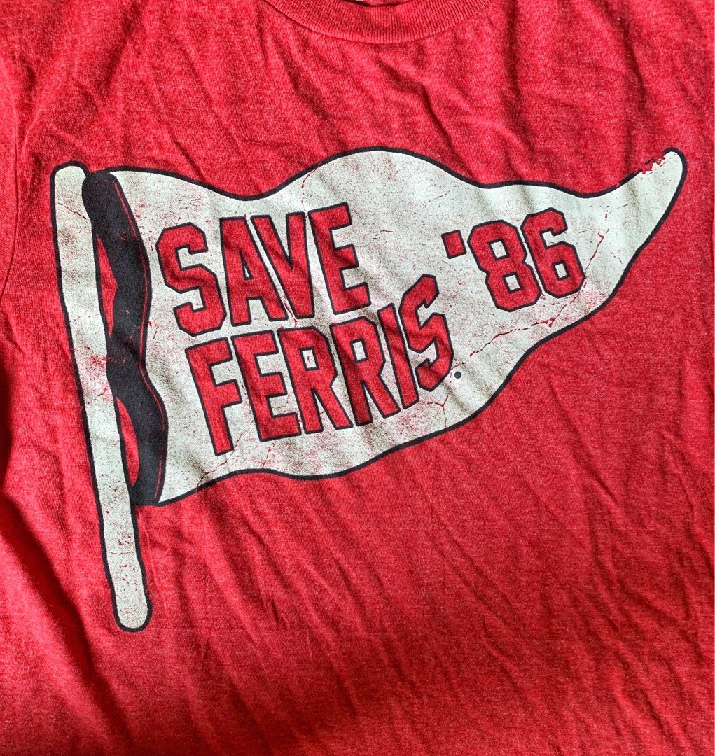 SAVE FERRIS '86 Movie, Men's Fashion, Tops & Sets, Tshirts & Polo ...