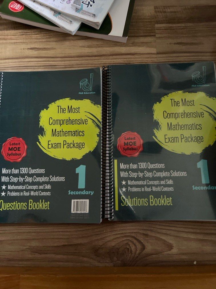 Secondary 1 the most comprehensive mathematics exam package, Hobbies ...