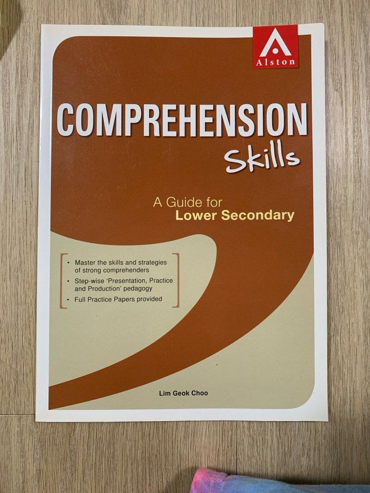 Secondary One Secondary Two Lower Secondary Comprehension Skills Guide ...