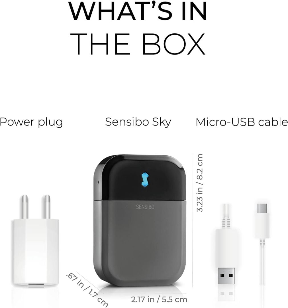 Sensibo Sky Smart Air Conditioner Controller | WiFi Thermometer ...