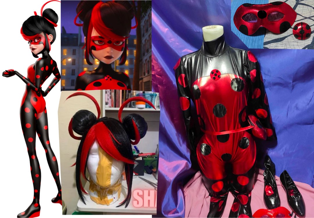 shadybug (ladybug MLB) Fullset cosplay/costume, Women's Fashion ...