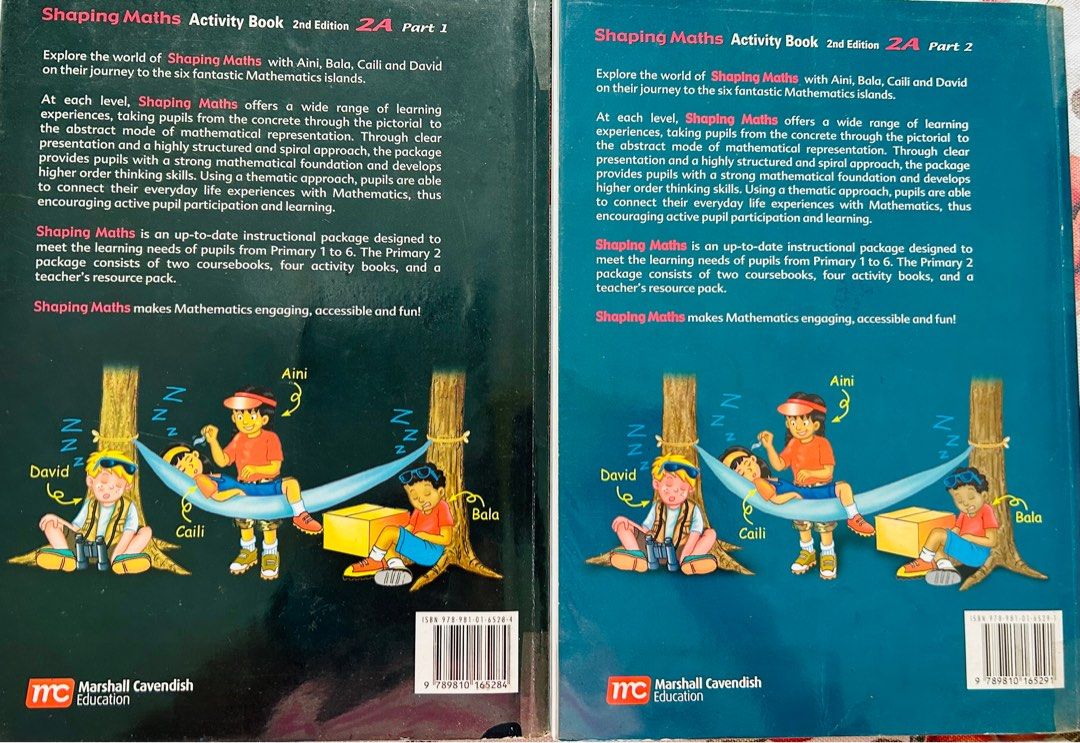 Shaping Maths 2A Activity book part 1 & part 2 (2 books) 2E, Hobbies ...