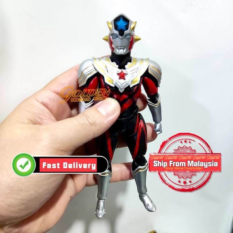 Shf Ultraman Titus Muscle Man Action Figures 15cm Pvc Model Collection ...
