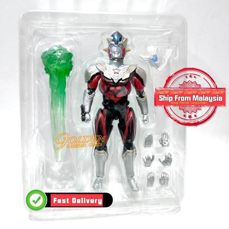 Shf Ultraman Titus Muscle Man Action Figures 15cm Pvc Model Collection ...