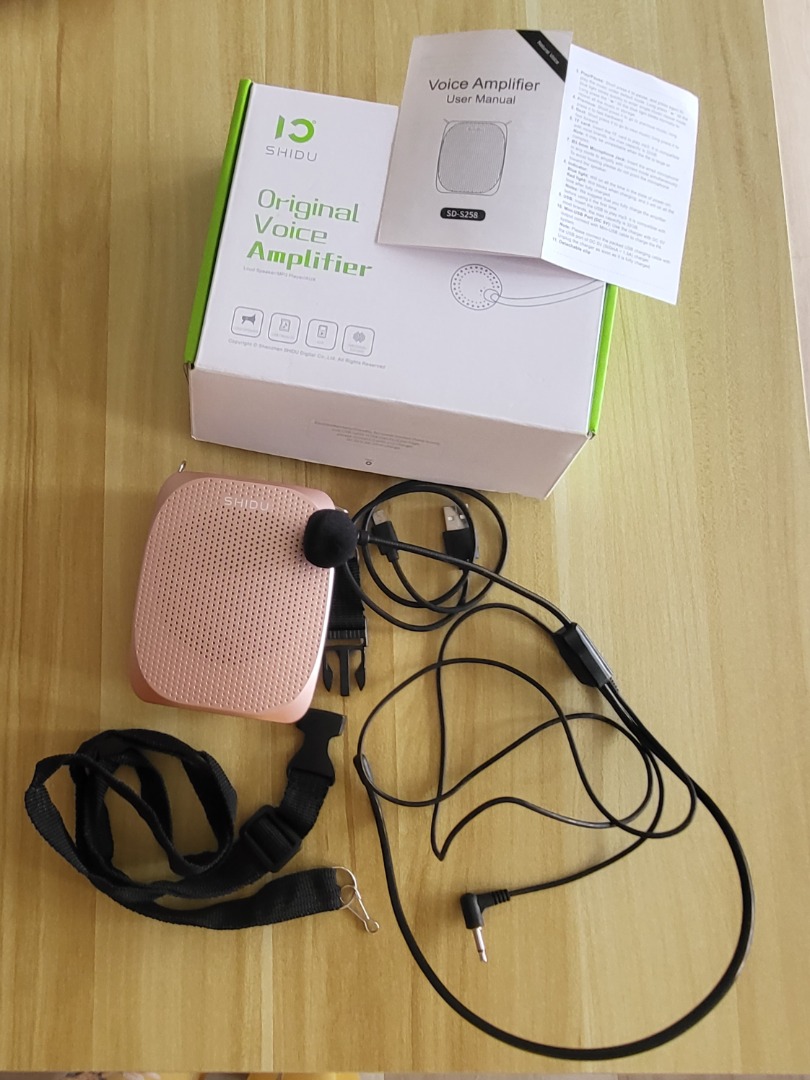 SHIDU rechargeable voice amplifier, Audio, Soundbars, Speakers ...