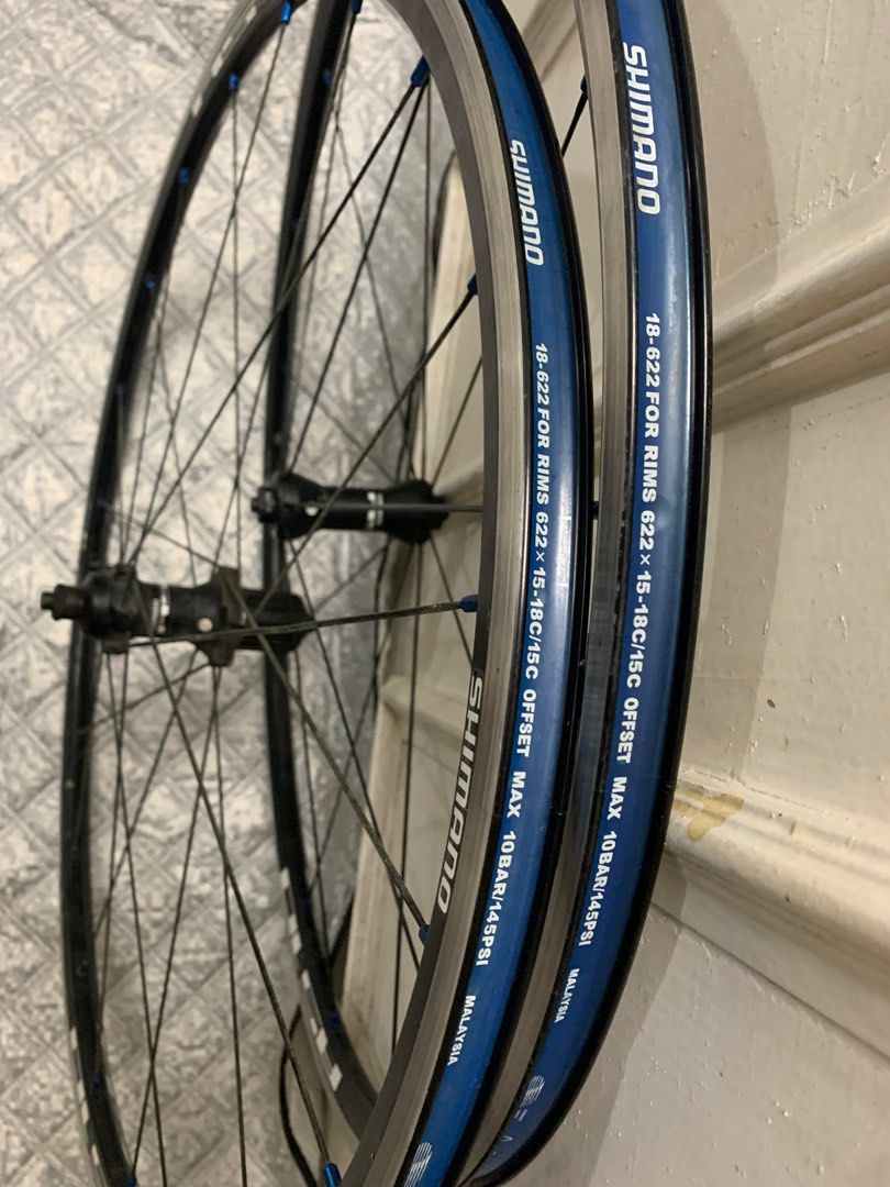 Shimano R510 alu wheelsets 700C rim brake speed 10s, Sports Equipment ...