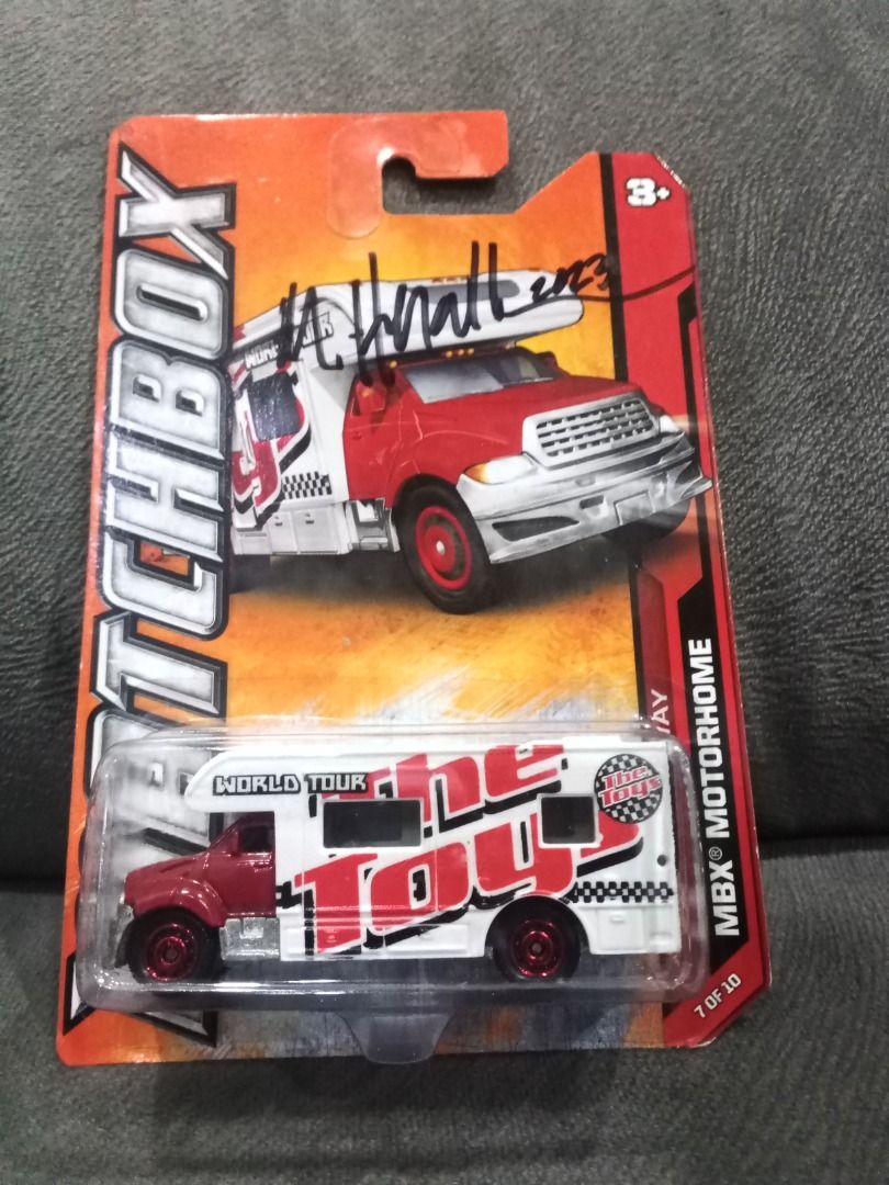 Signed Michael Heralda 5000 Club Matchbox 2012 MBX Highway Motor Home ...