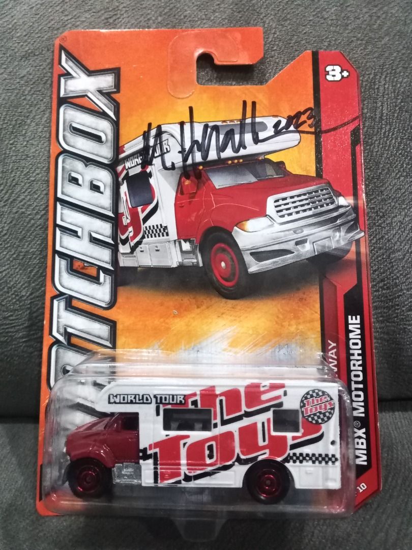 Signed Michael Heralda 5000 Club Matchbox 2012 MBX Highway Motor Home ...
