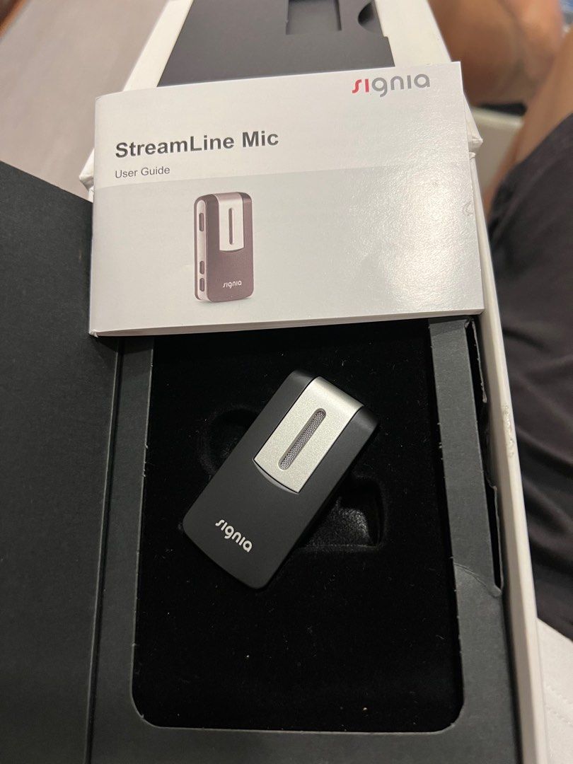 Signia Streamline Mic, Audio, Microphones on Carousell