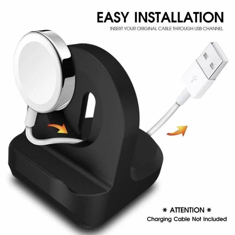 Silicone Charger Stand Holder Station Dock for i-watch Smart Watch ...