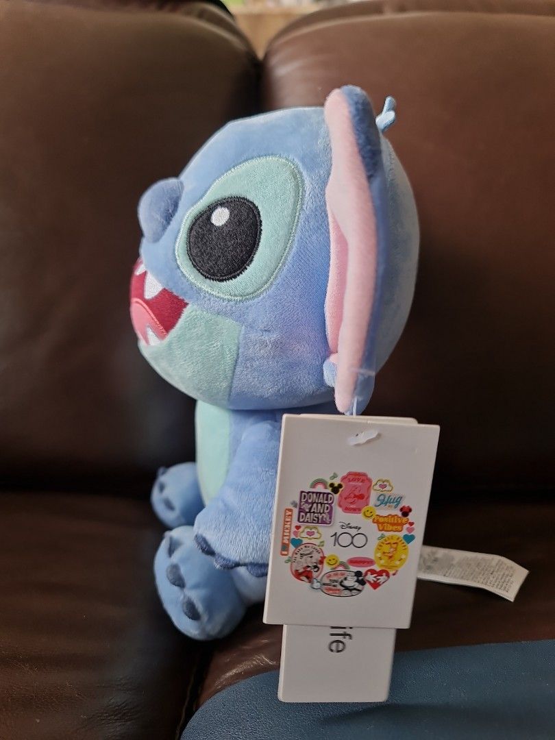 Soft Toy 25cm height, Stitch character, celebrate 100 years Disney ...