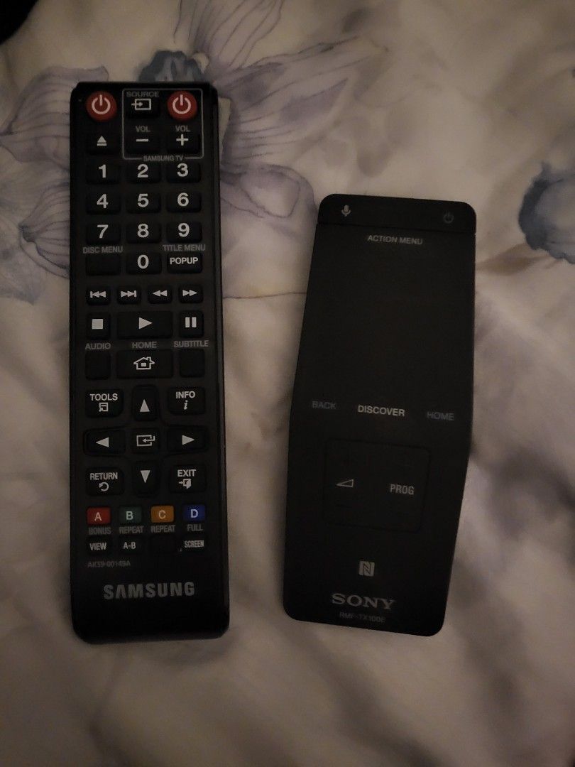 Sony tv remote samsung dvd player remote, TV & Home Appliances, TV ...