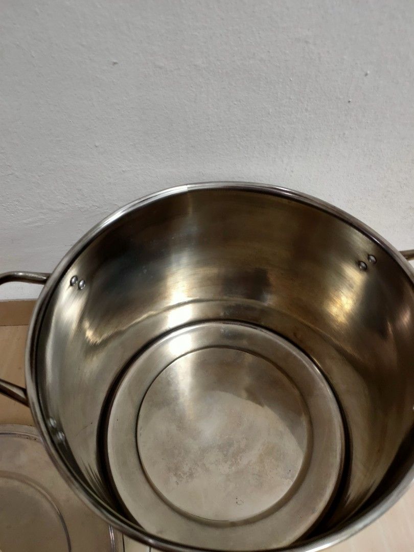 Stainless Steel Pot, Furniture & Home Living, Bathroom & Kitchen ...
