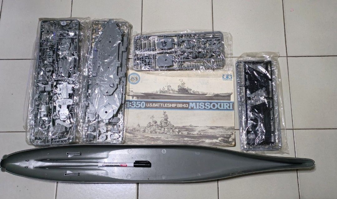 Tamiya 1/350 U.S.Battleship BB-63 Missouri, Hobbies & Toys, Toys ...