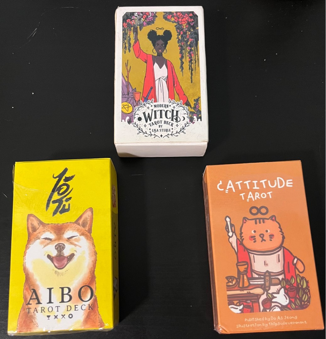 Tarot decks cards, Hobbies & Toys, Toys & Games on Carousell