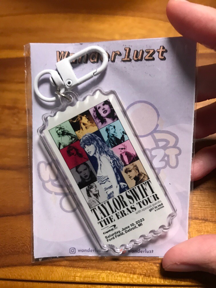 Taylor swift eras tour keychain, Hobbies & Toys, Memorabilia ...