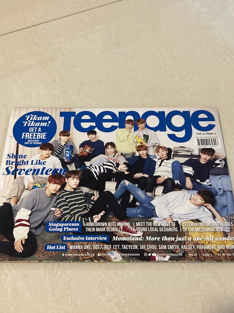 Teenage Magazine Seventeen Vol30 issue 1, Hobbies & Toys, Memorabilia ...