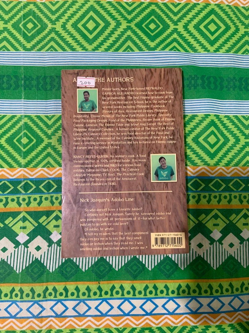 THE ADOBO BOOK, Hobbies & Toys, Books & Magazines, Fiction & Non ...