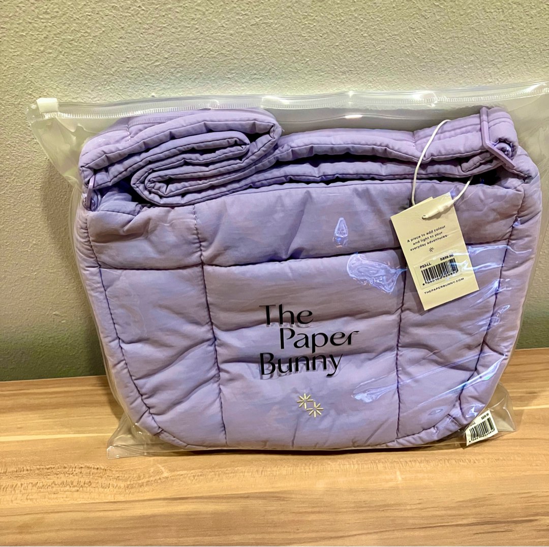 The paper bunny puffer swing Lilac, Women's Fashion, Bags & Wallets ...