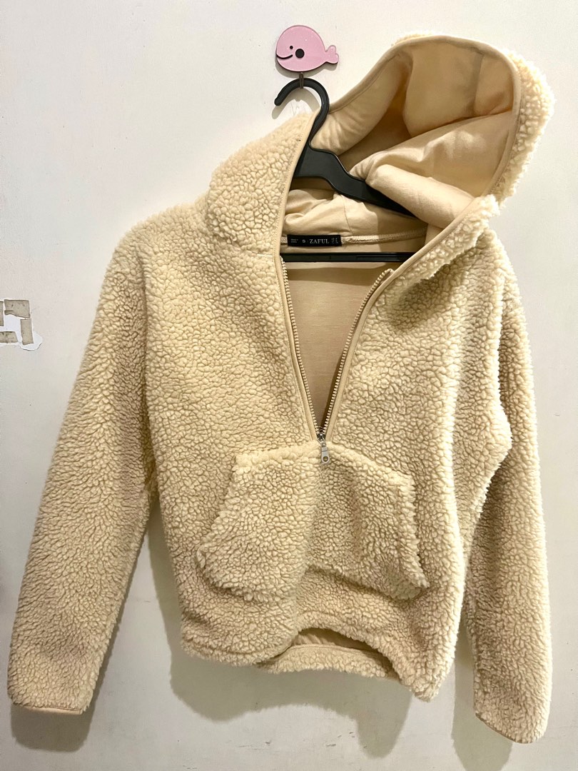 Thick wool fabric jacket, Women's Fashion, Coats, Jackets and Outerwear ...