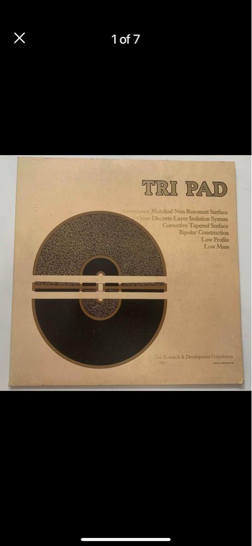 Eon Tri Pad - Audiophile Turntable Mat, Hobbies & Toys, Music & Media ...