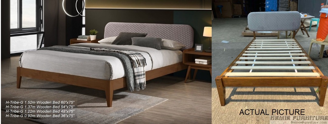 Tribe bed frame single, Furniture & Home Living, Furniture, Bed Frames ...