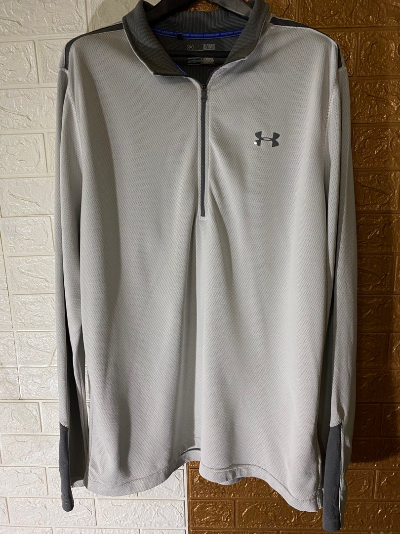 UNDER ARMOUR HALF ZIP, Men's Fashion, Coats, Jackets and Outerwear on ...