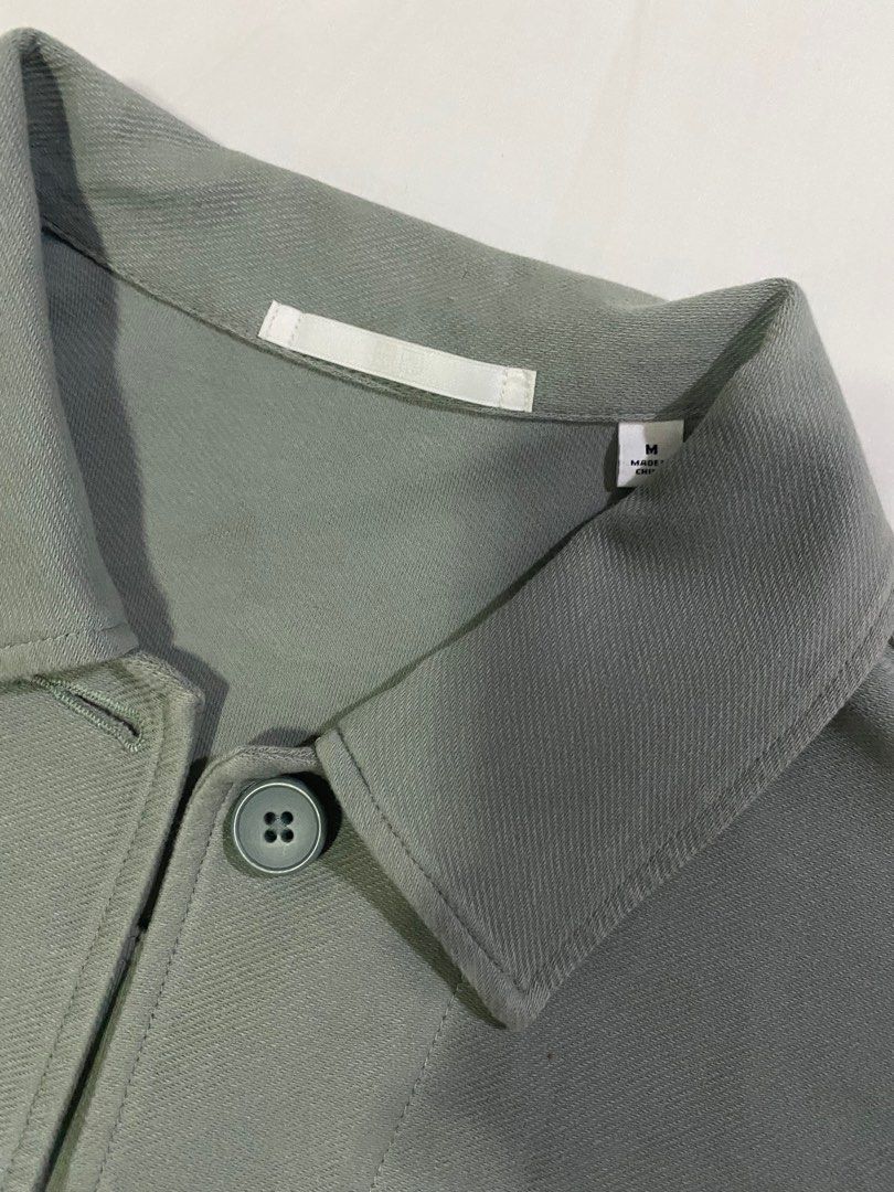 Uniqlo Button Down Collared Jacket, Women's Fashion, Coats, Jackets and ...
