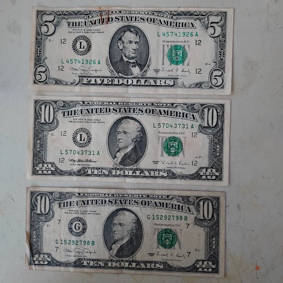USA notes for collection, Hobbies & Toys, Memorabilia & Collectibles ...