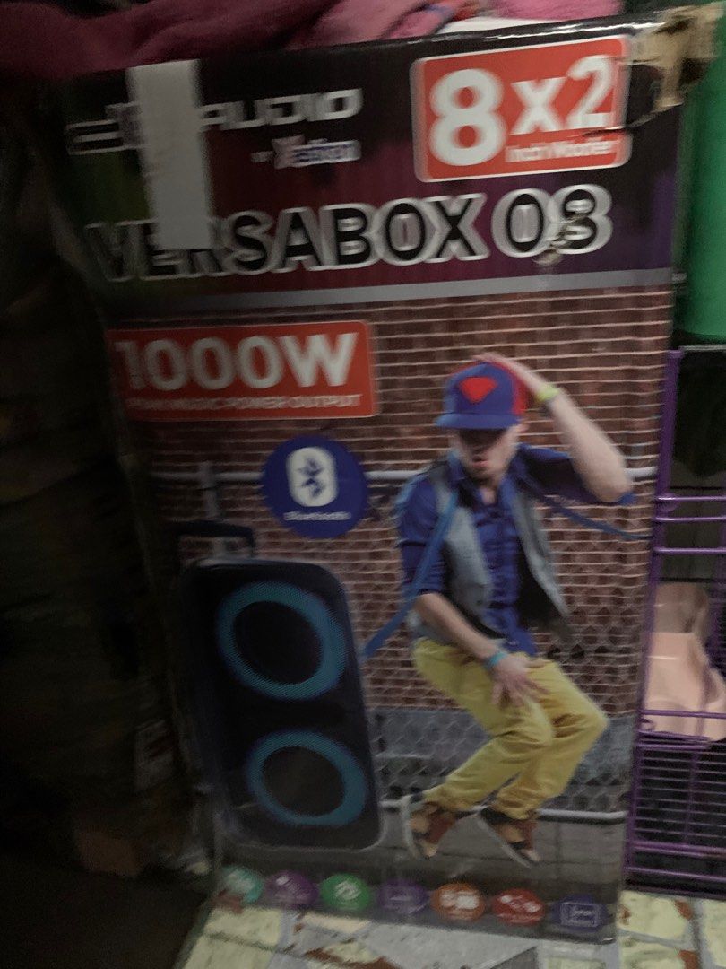 VERSABOX SPEAKER WITH 2 WIRELESS MICROPHONE, Audio, Soundbars, Speakers ...