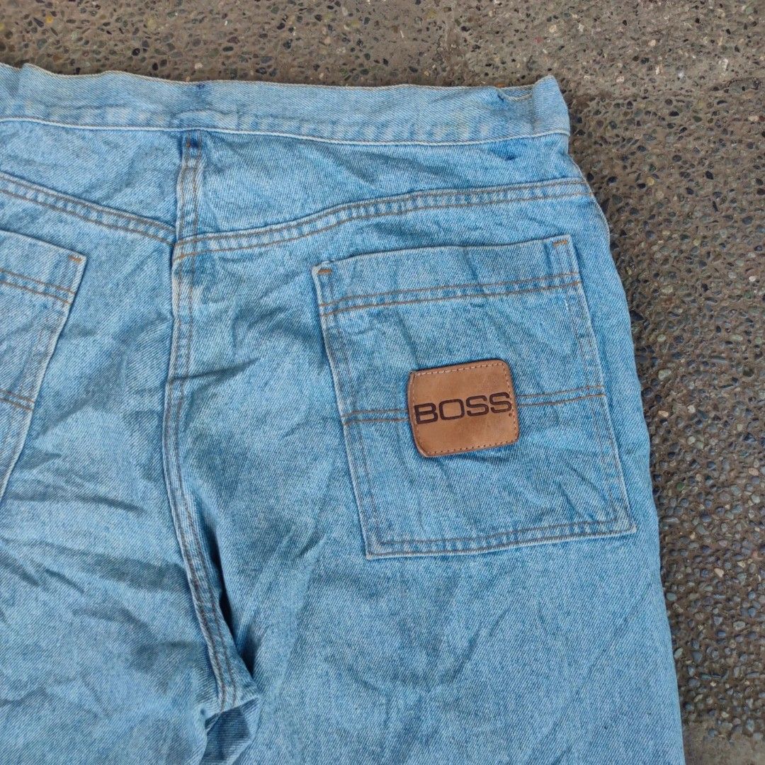 Vintage 1990s Boss Jorts, Men's Fashion, Bottoms, Shorts on Carousell