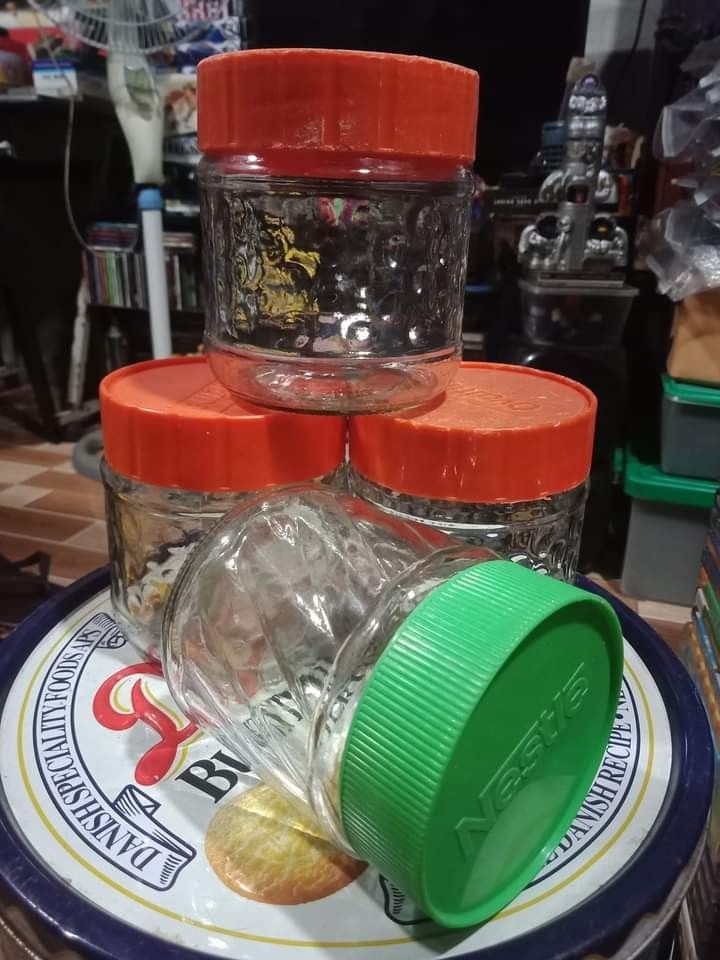 VINTAGE COLLECTIBLE OVALTINE AND MILO GLASS JAR, Hobbies & Toys ...