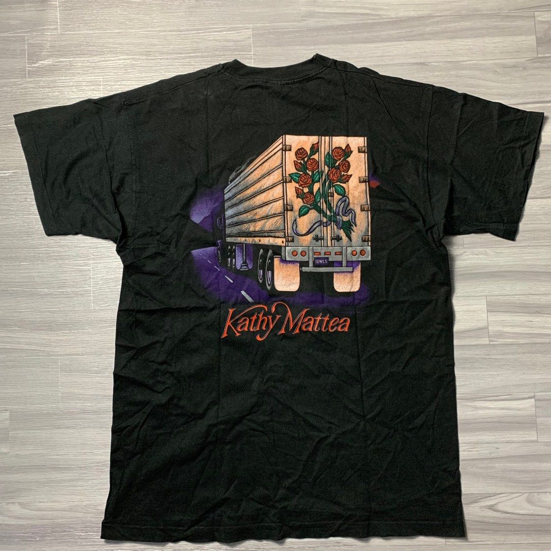 Vintage Kathy mattea (music video shirt), Men's Fashion, Tops & Sets ...