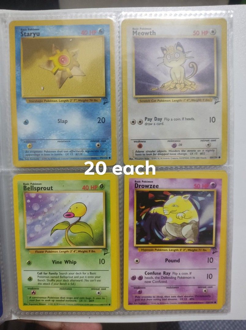 Vintage Pokemon 1999 Cards for less, Hobbies & Toys, Memorabilia ...