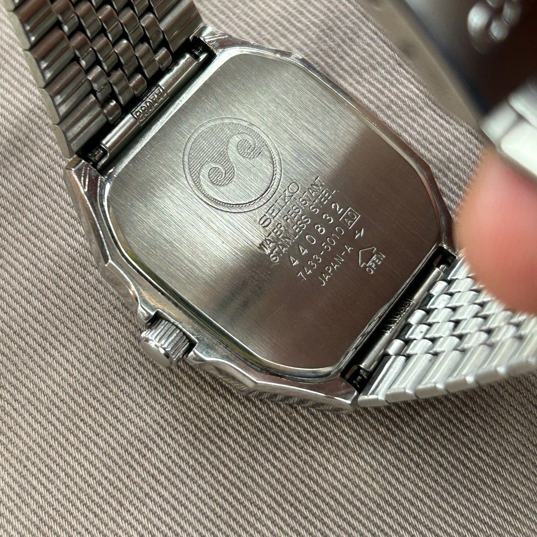 Vintage Seiko Chronos Quartz 7433-5010, Men's Fashion, Watches ...