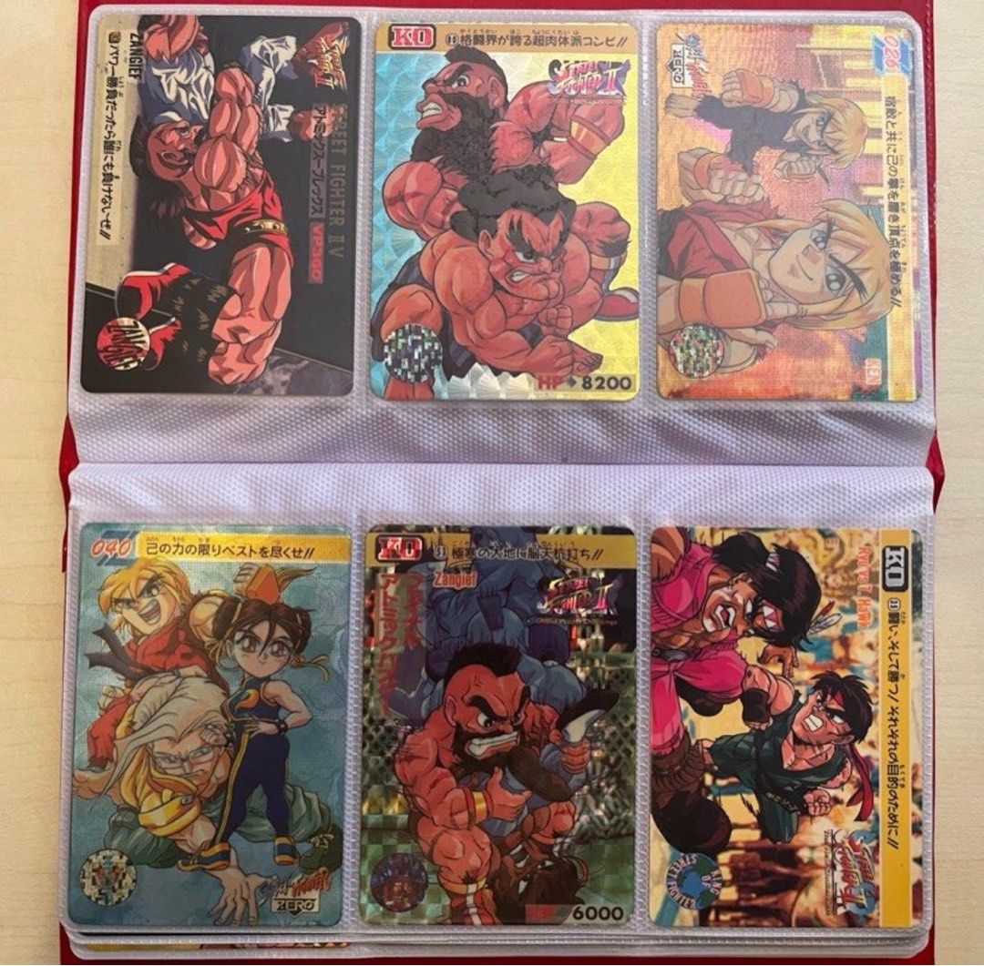 Vintage Authentic Street Fighter Cards, Hobbies & Toys, Toys & Games on ...