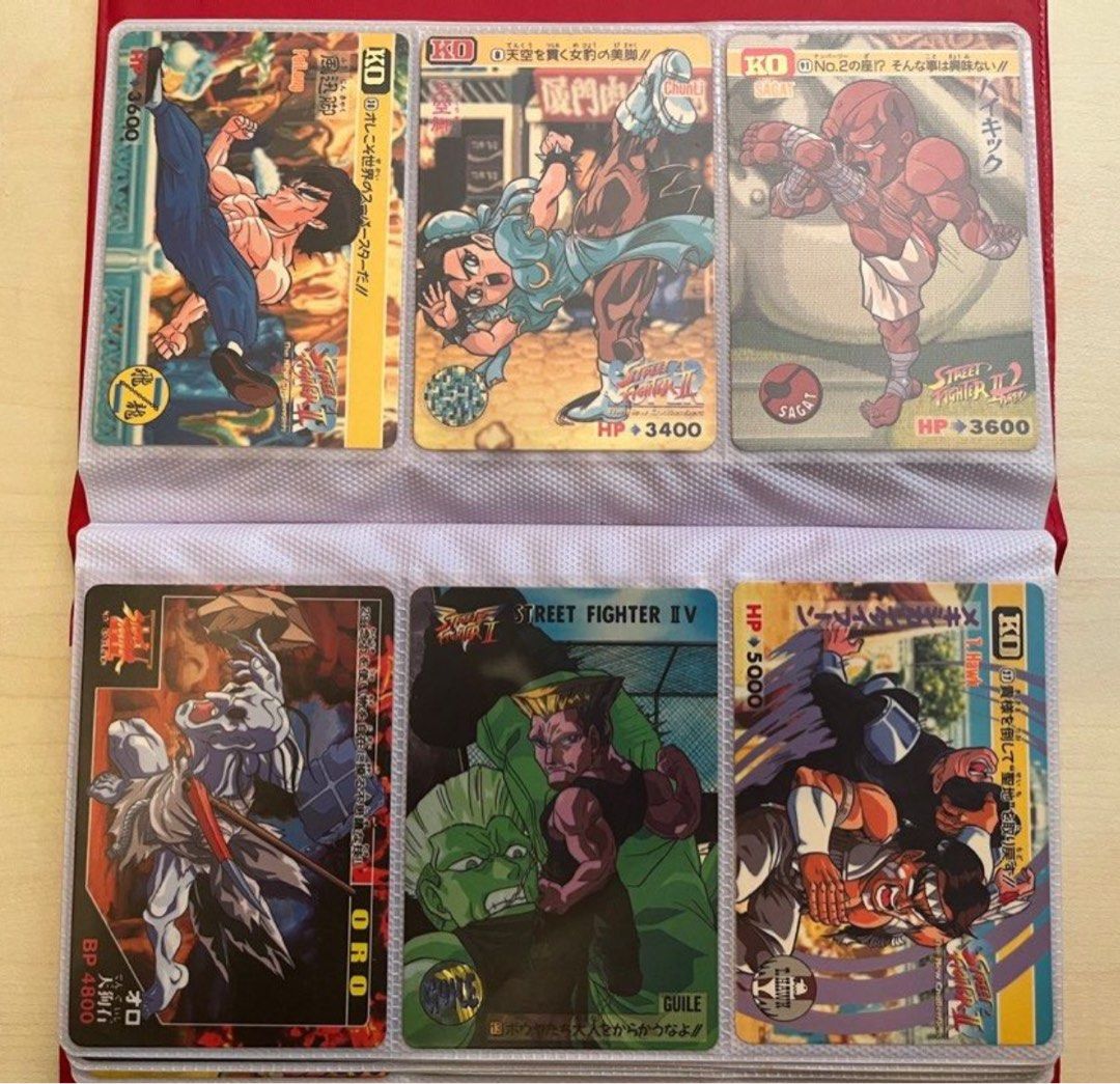 Vintage Authentic Street Fighter Cards, Hobbies & Toys, Toys & Games on ...